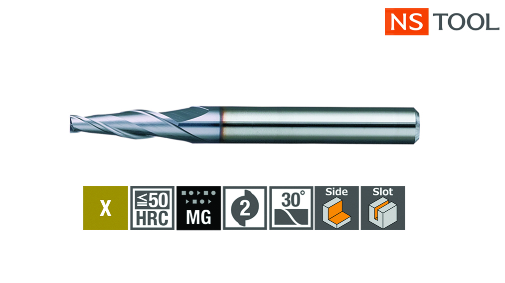 NTEM-2X - Dao phay côn medium 2 me phủ X - phulongtools.com