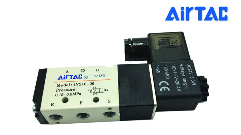 Van điện từ (solenoid valve) khí nén Airtac 4V210-06 Van 5/2 - phulongtools.com