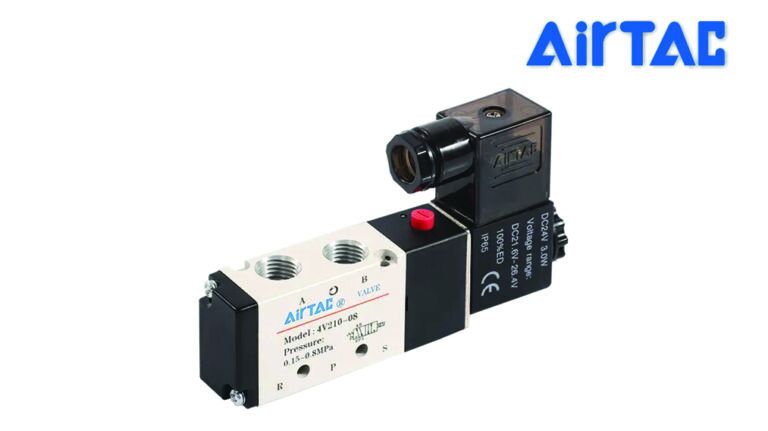 Van điện từ (solenoid valve) khí nén Airtac 4V210-08 Van 5/2 - phulongtools.com